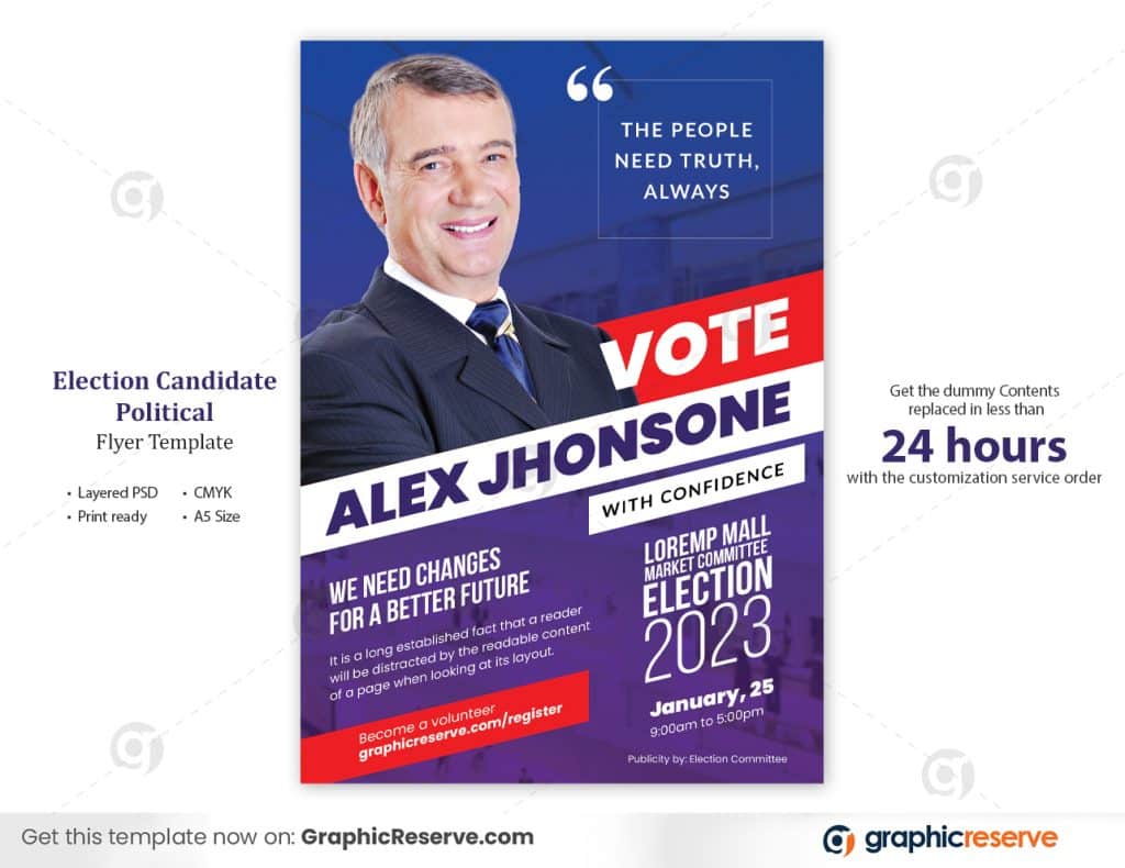 Customizable Political Flyers for Effective Campaigns