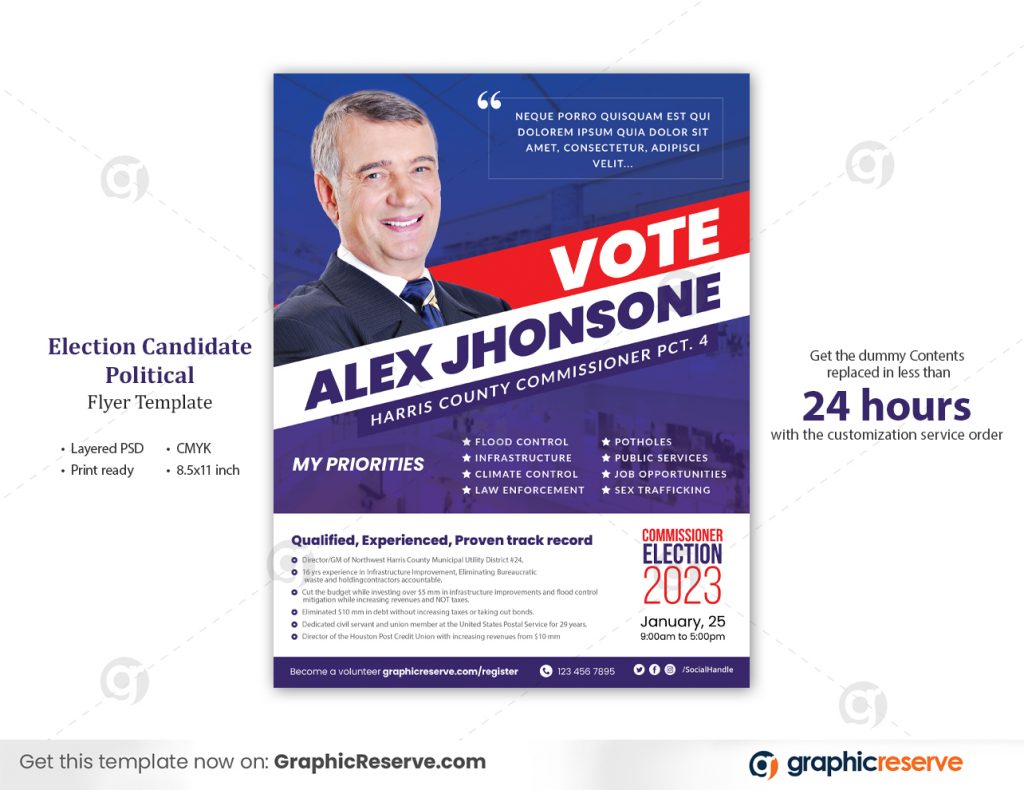 Elevate Your Campaign with a Professional Political Flyer