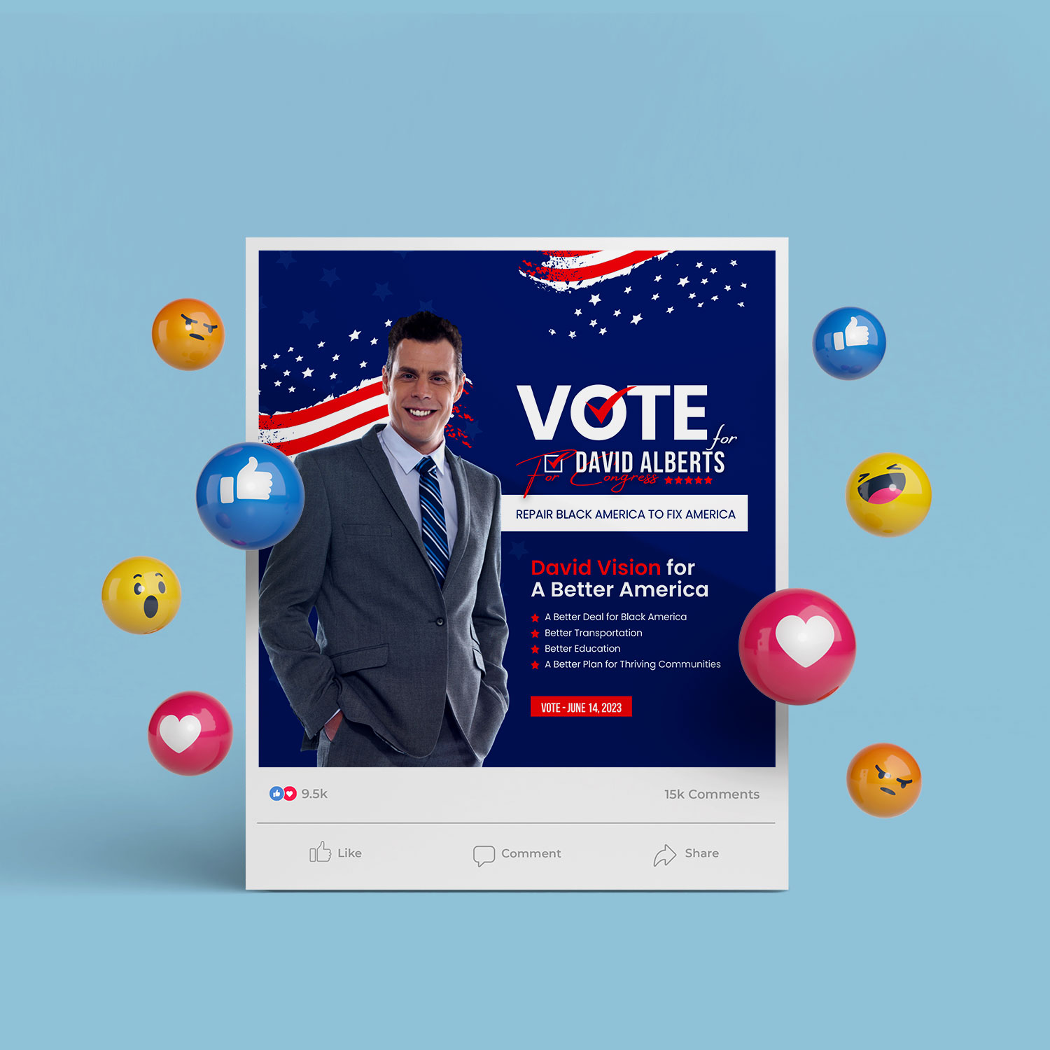 Customize Your Election Campaign Flyer with Canva