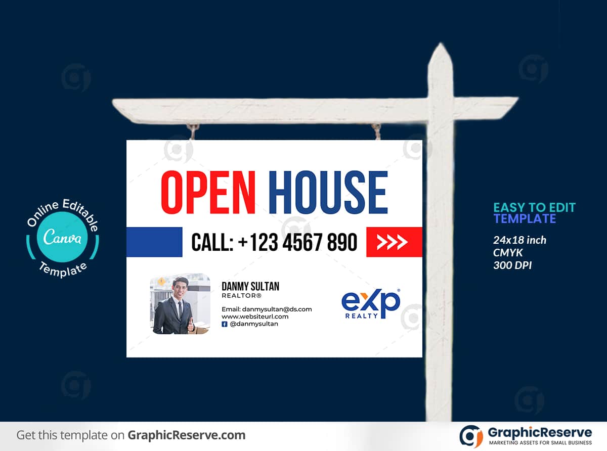 33+ Open House Flyer, Door Hanger, Sign-in Sheets (CANVA)