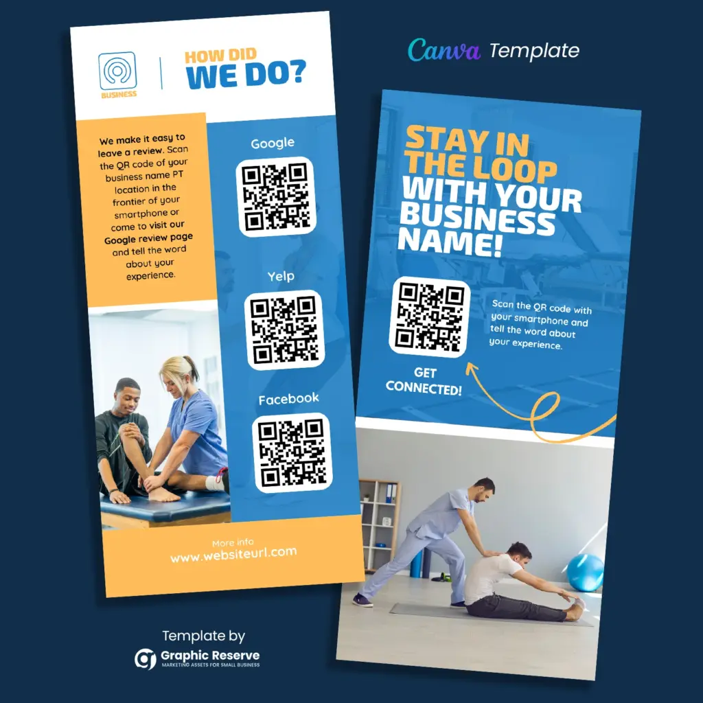 Review Request Rack Card | Canva Template
