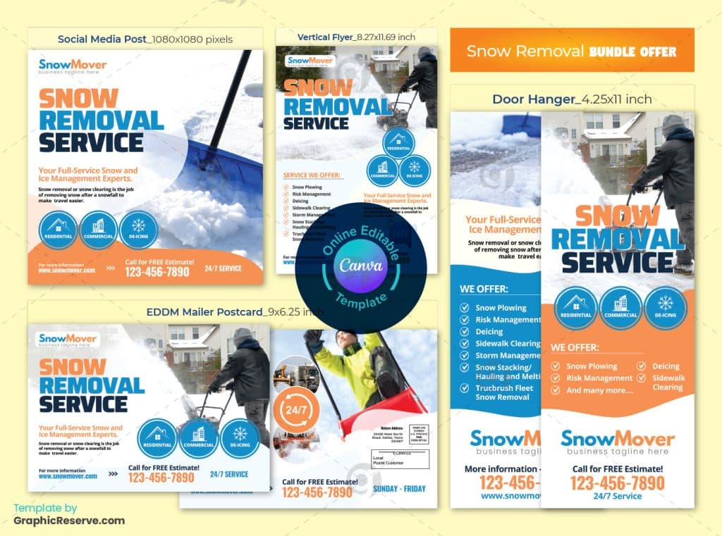 Snow Removal Marketing Material Bundle Design_v4