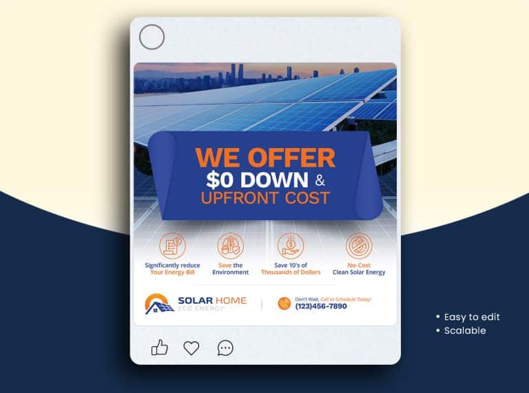 Solar Social Media Post Template Bundle_v2