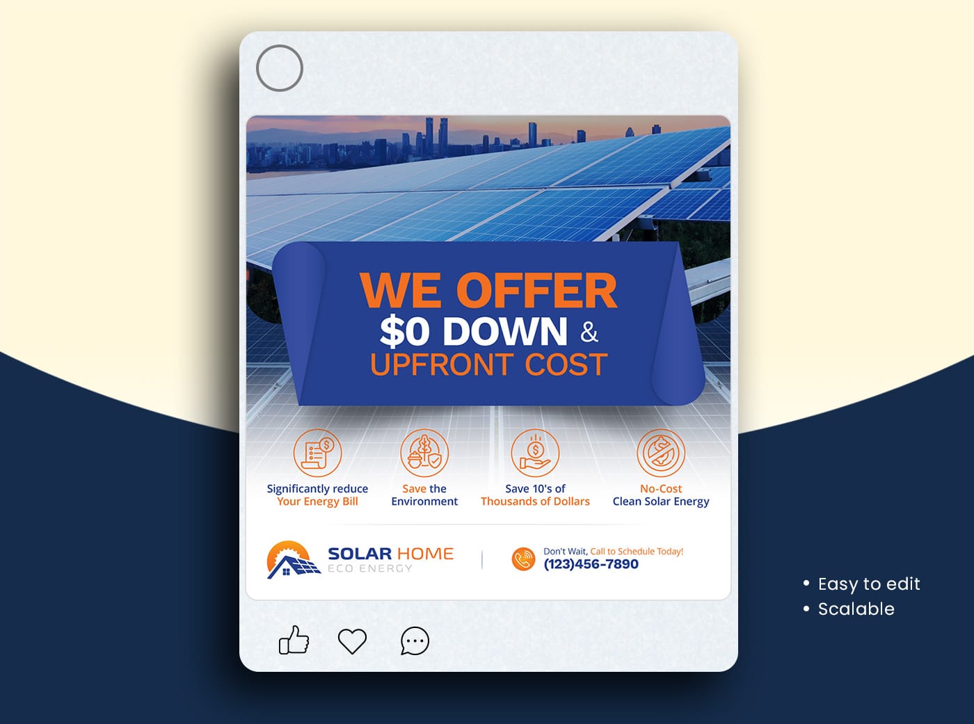 Solar Social Media Post Template Bundle_v2