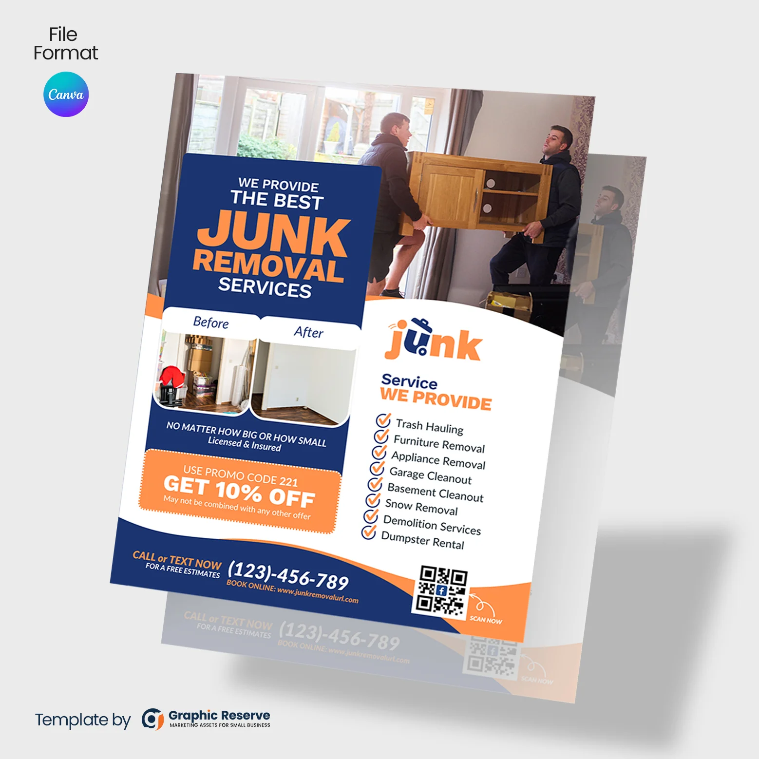 Junk Removal Flyer Template for Effective Marketing