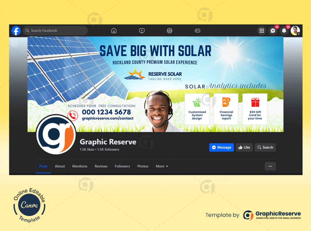 Solar Advertising Ideas in 2026: Showcase Canva Templates