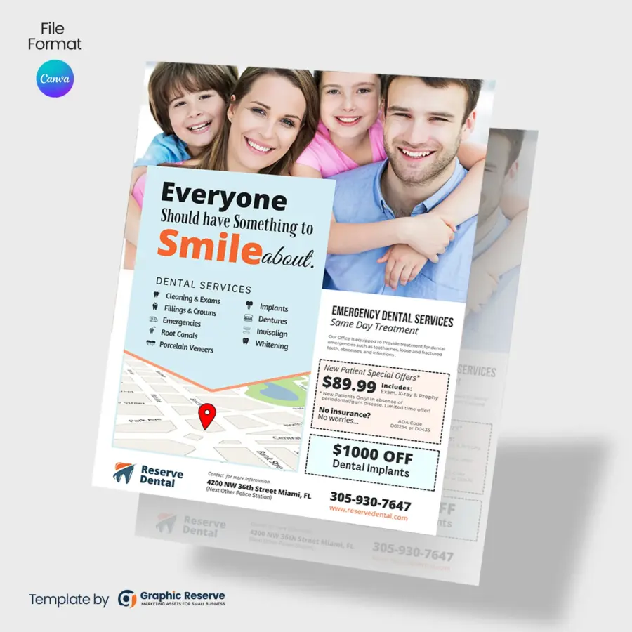 Dental Flyer (Canva Template)