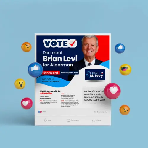 Political Postcard Design Template | EDDM Campaign