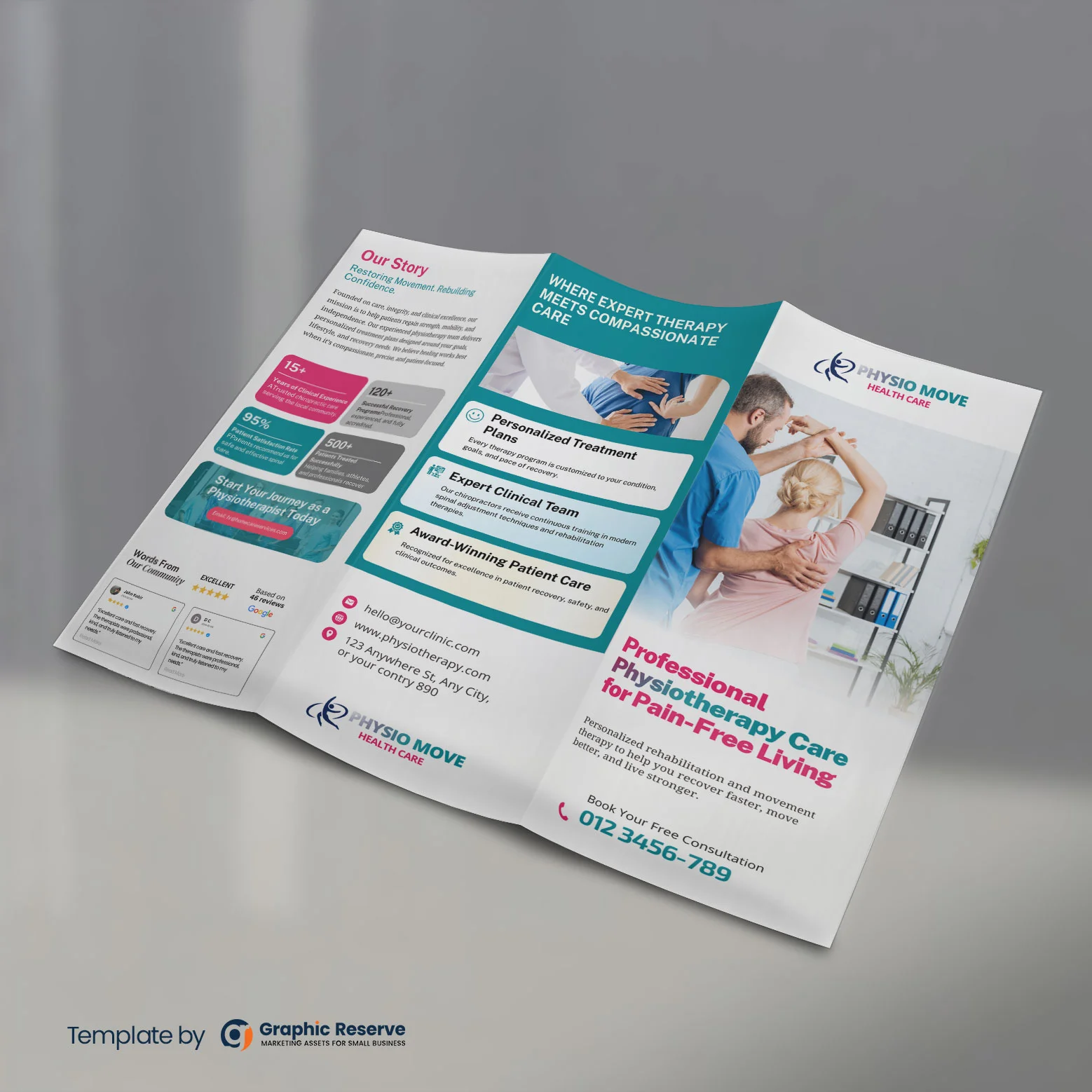 Physical Therapy Marketing Templates | Flyers, Postcards & Websites